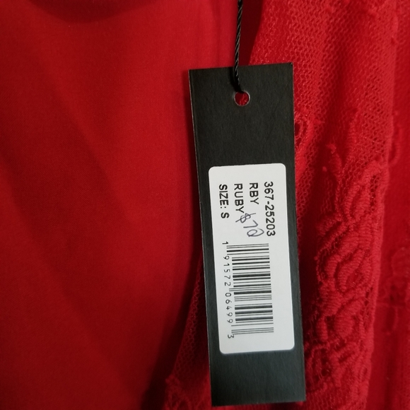 bobi | Dresses | Bobi Black Los Angeles Red Lace Dress | Poshmark
